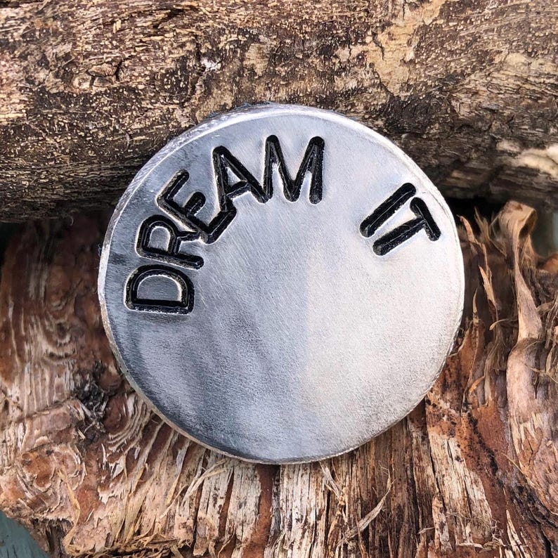Aluminium Worry Coin Aluminium Fidget Coin - Etsy