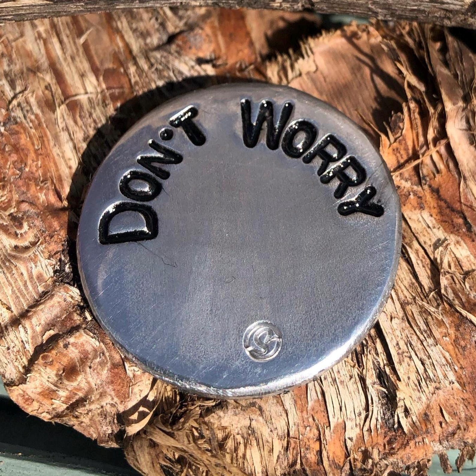 Aluminium Worry Coin Aluminium Fidget Coin - Etsy