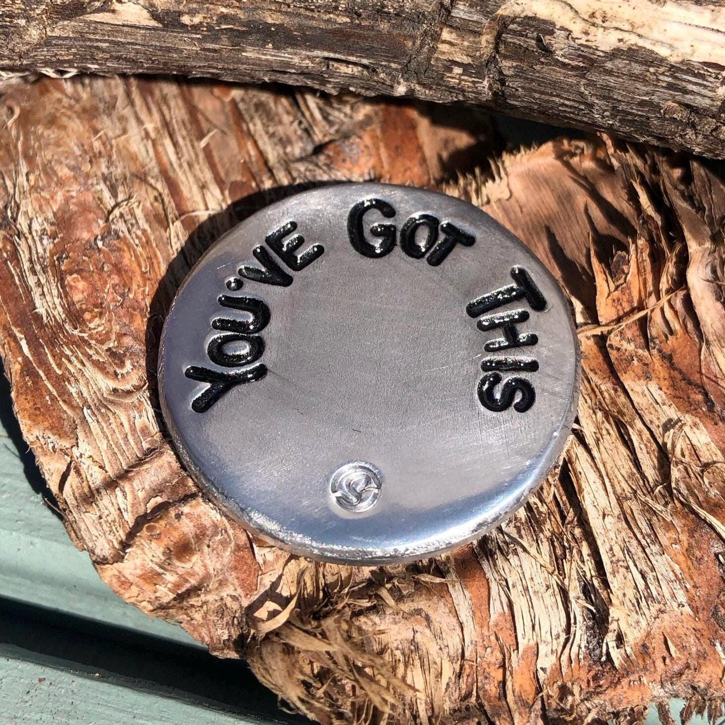 Aluminium Worry Coin Aluminium Fidget Coin - Etsy