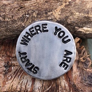 Aluminium Worry Coin Aluminium Fidget Coin - Etsy