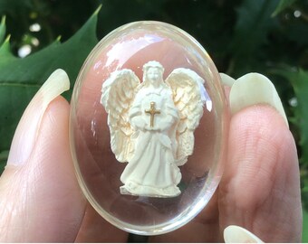 Angelstar HEALING ANGEL, Pocket Stone, Small Angel 1.5 - Etsy