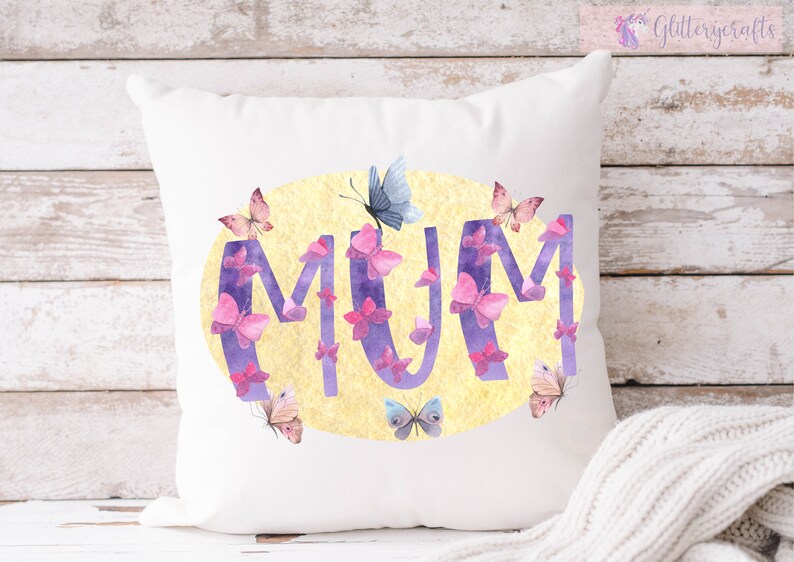 Mum Butterfly Word PNG for Sublimation. - Etsy