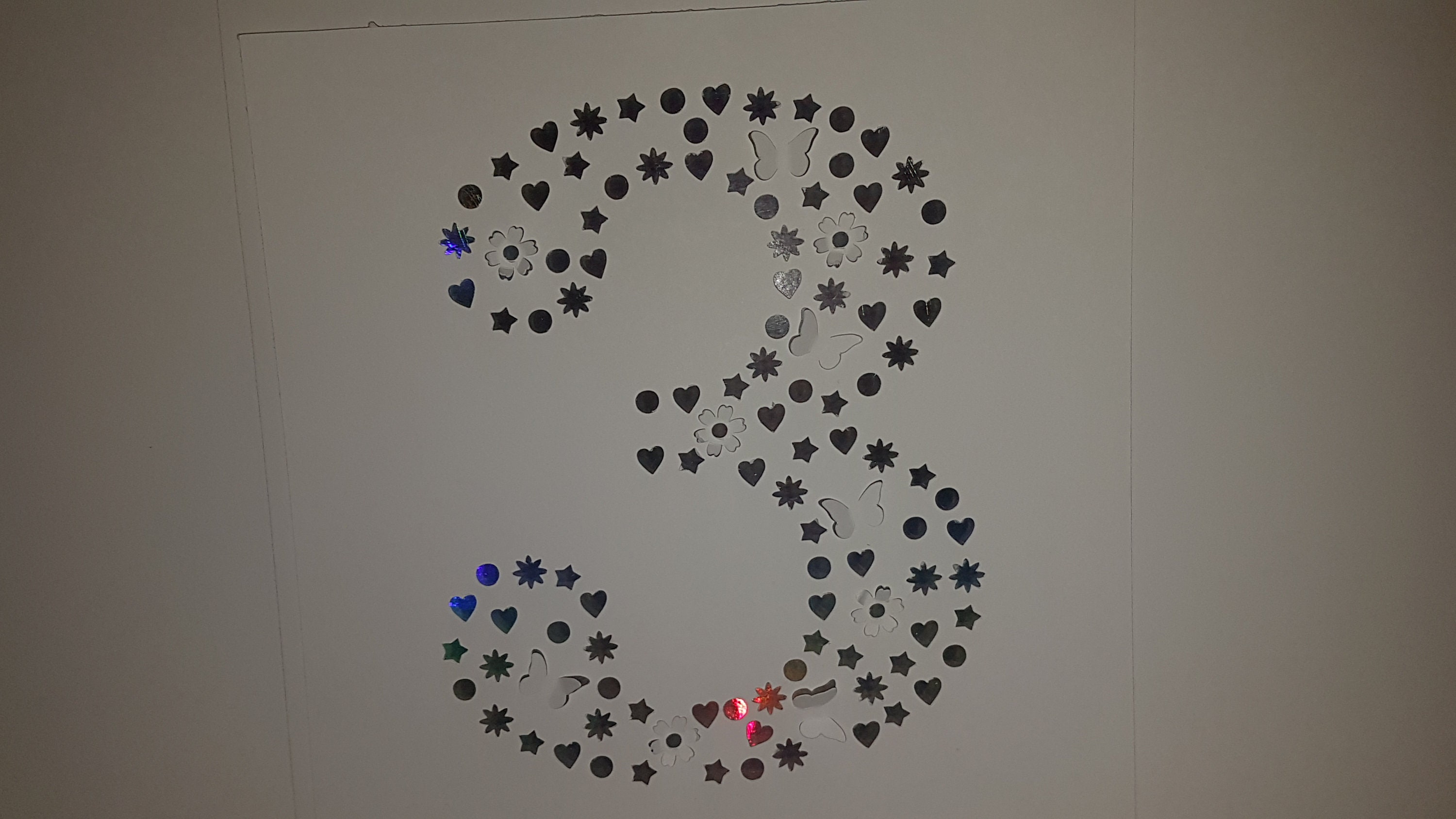 Number 3 Pop up Cut Out SVG Cutting File Large Size to Fit a - Etsy