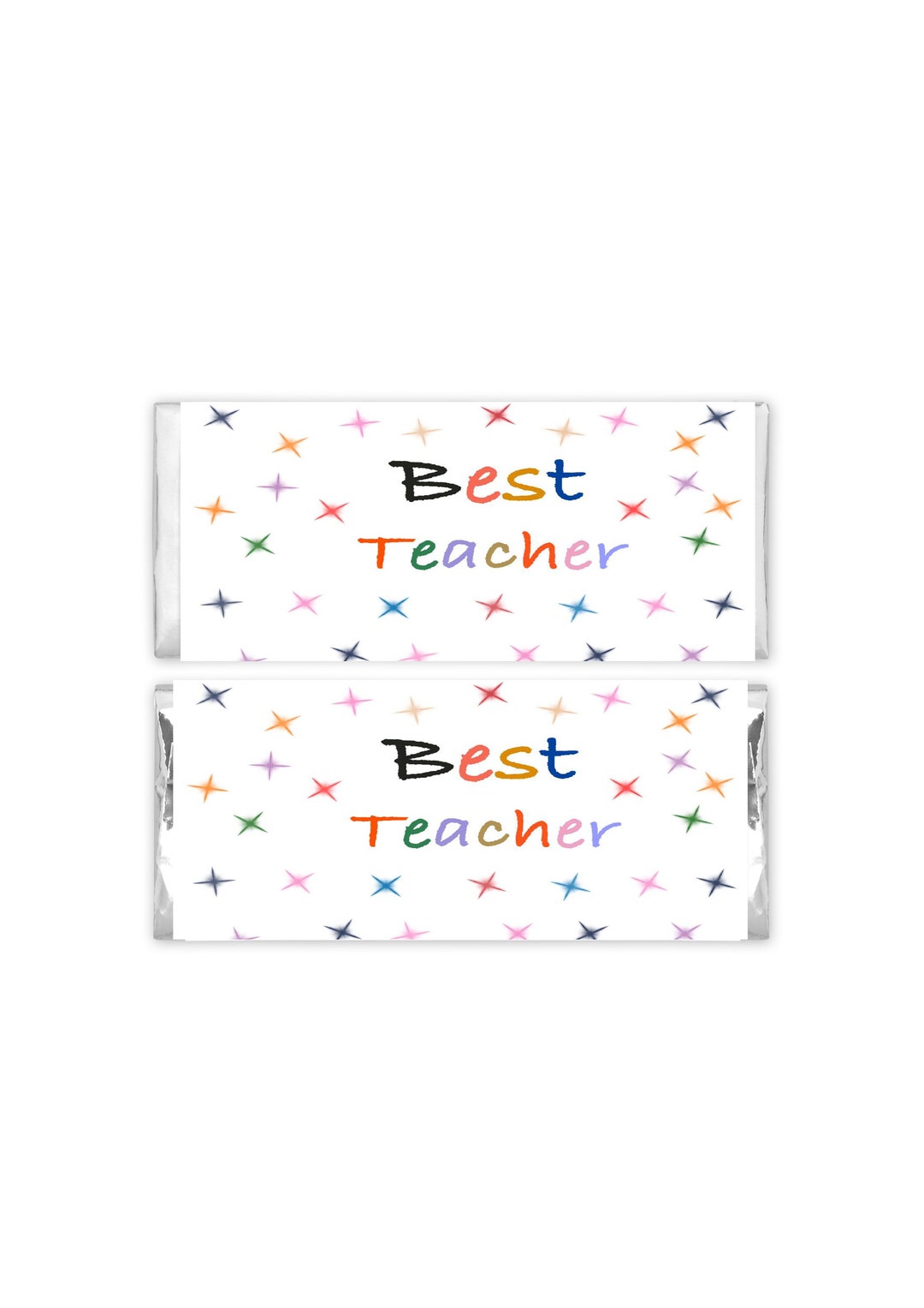 Best Teacher Chocolate Bar Wrapper Digital Download for Large Galaxy ...