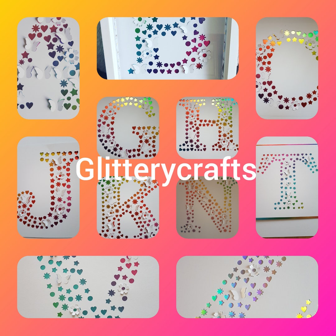 Alphabet Pop Up/cut Out 26 Full Alphabet SVG Files. - Etsy UK