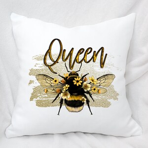 Queen Bee Cushion Cover . 40 X 40 Cms. - Etsy UK