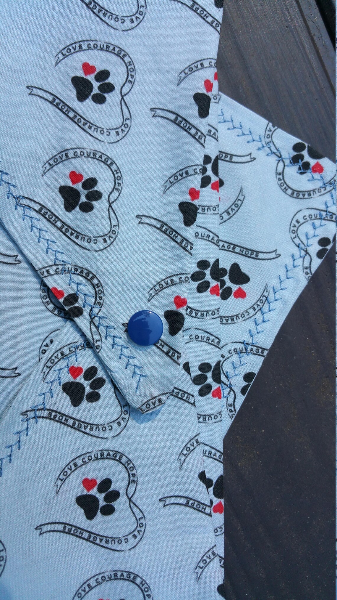 Pet Cancer Awareness Ribbon Blue Bandana I'm Beating | Etsy