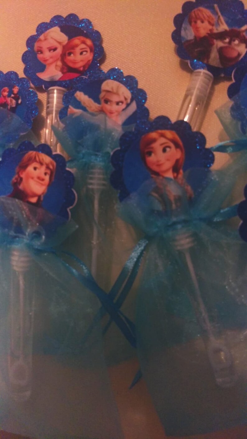 Frozen Mini Bubble Wand Goodie Bag Favor Birthday - Etsy