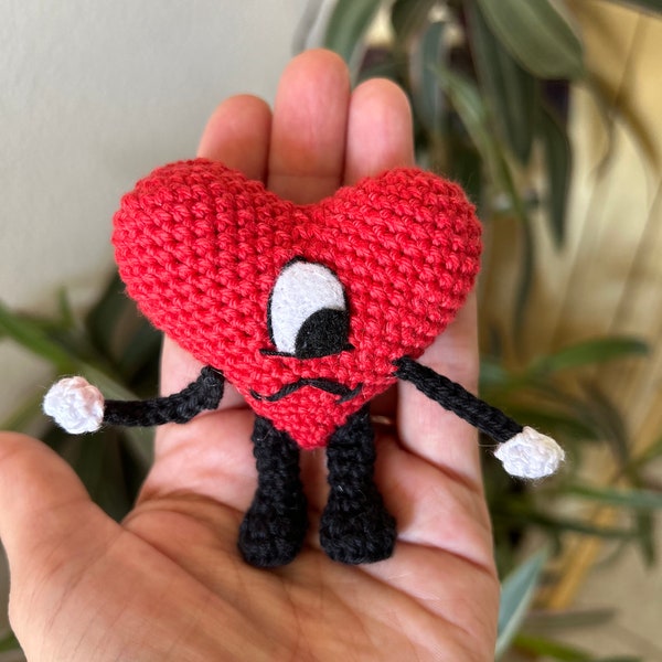 Bad Bunny Logo Heart - Etsy
