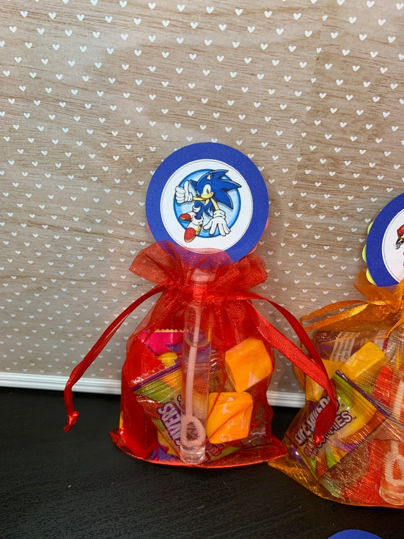Video Game Hedgehog Mini Bubble Wand Goodie Bag Favor Bag - Etsy
