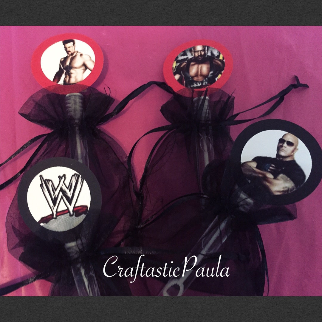 WWE Mini Bubbles Goodie Bags - Etsy