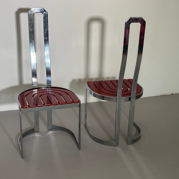 Chrome Dining Chairs - Etsy