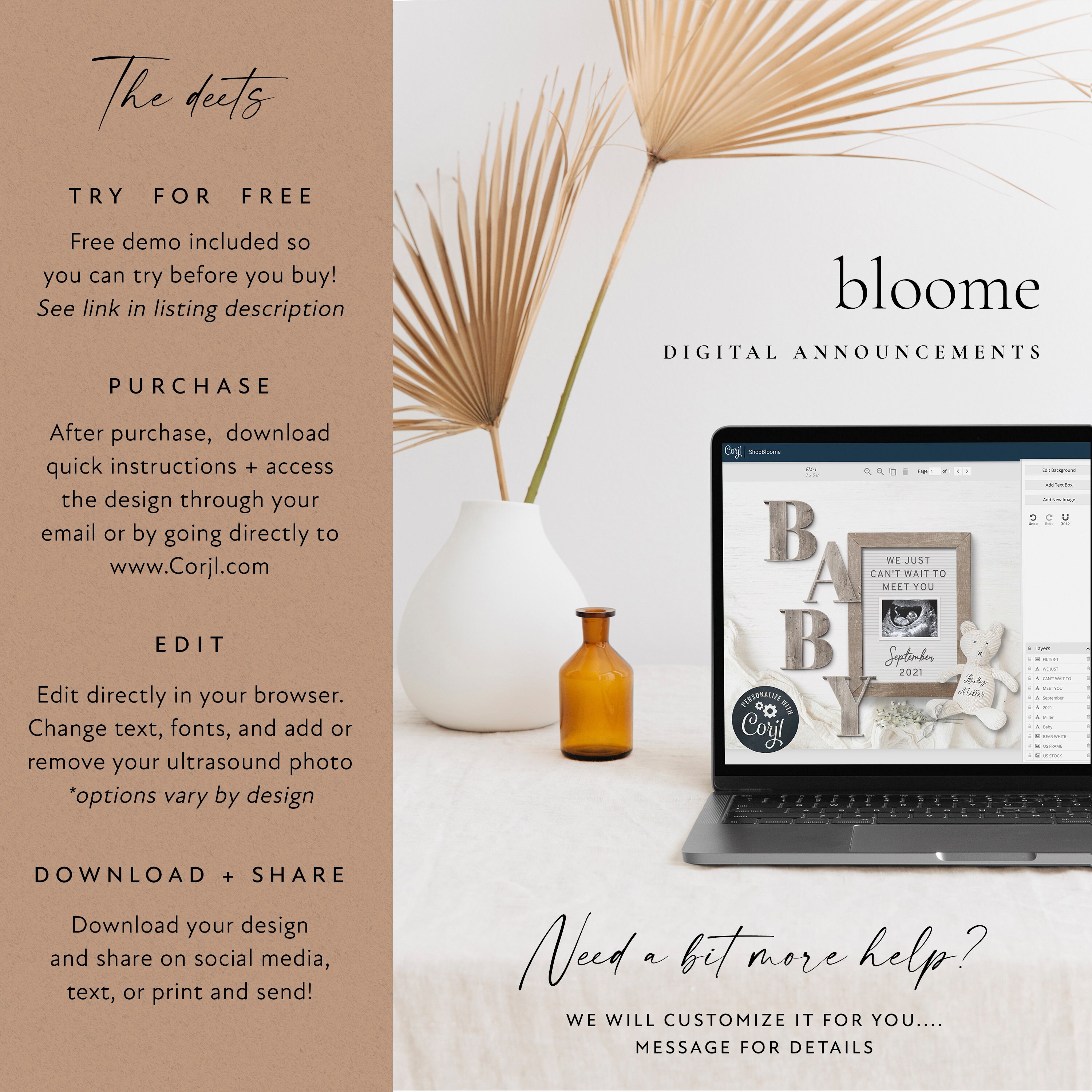 Editable TWINS Letter Board Digital Pregnancy Announcement for - Etsy