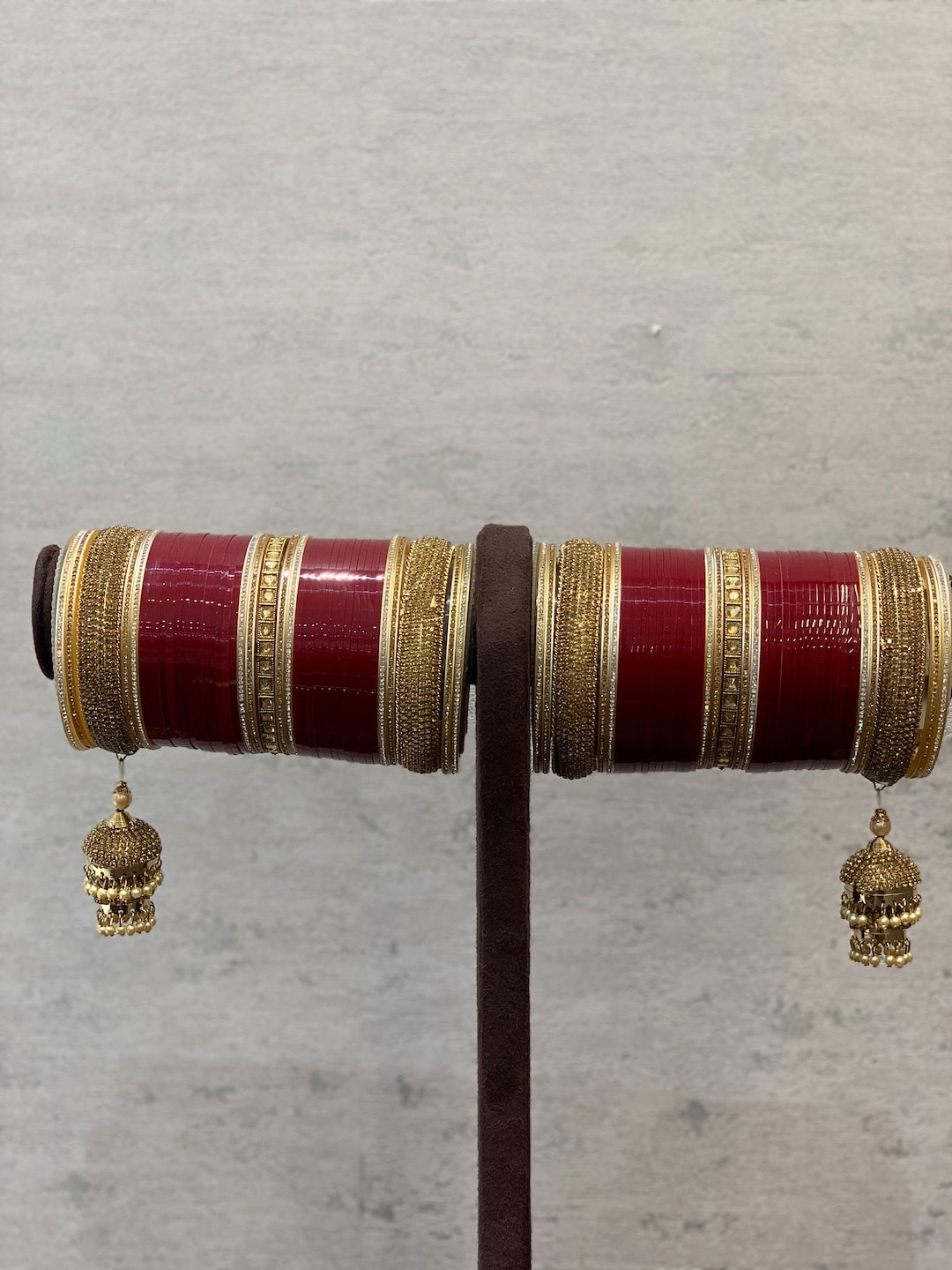 Traditional Punjabi Bridal Chuda Set/ Red Bridal Chuda/ - Etsy