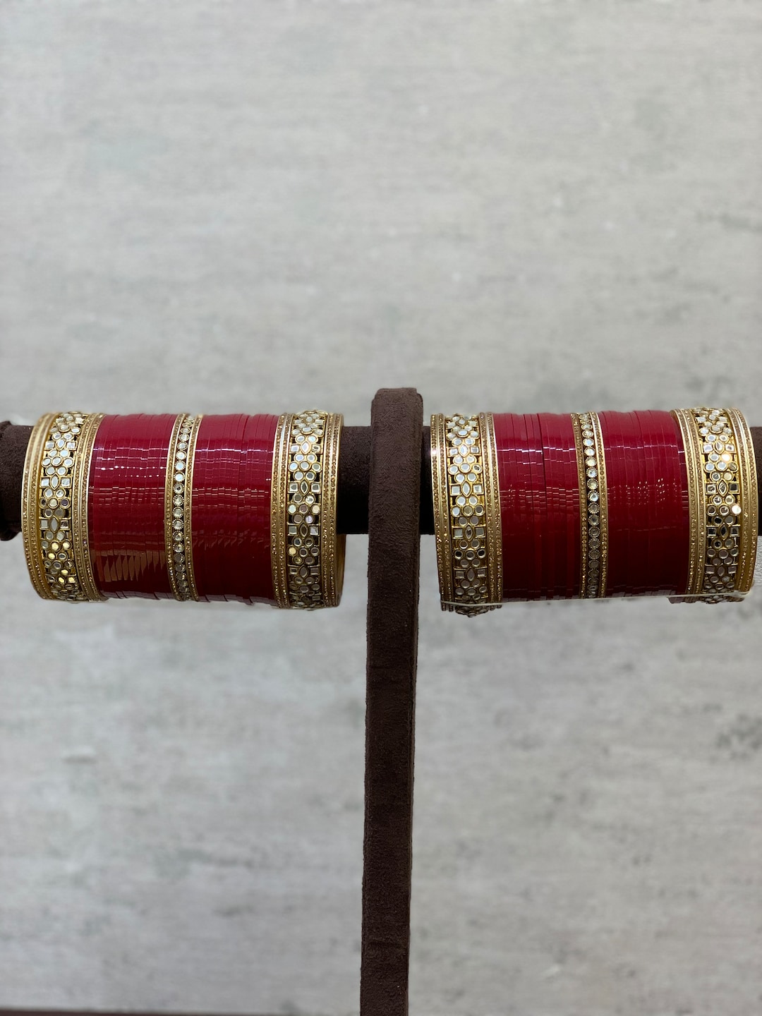 Traditional Punjabi Bridal Chuda Set/ Red Bridal Chuda/ Wedding Chooda ...