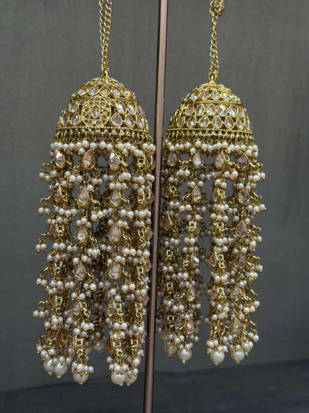 Bridal Kalire, Antique Gold Pearl Kaleere, Punjabi Kalira, Wedding ...
