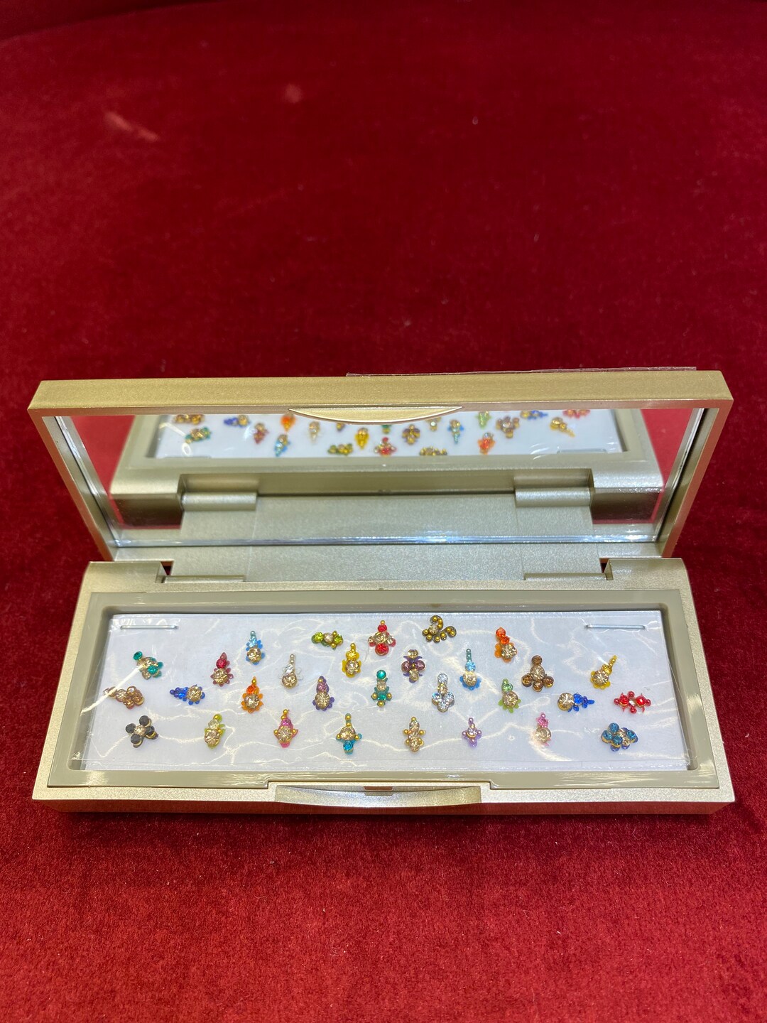 Indian Multicolor Bindi Pack Stick-on Bindi Forehead Dot - Etsy