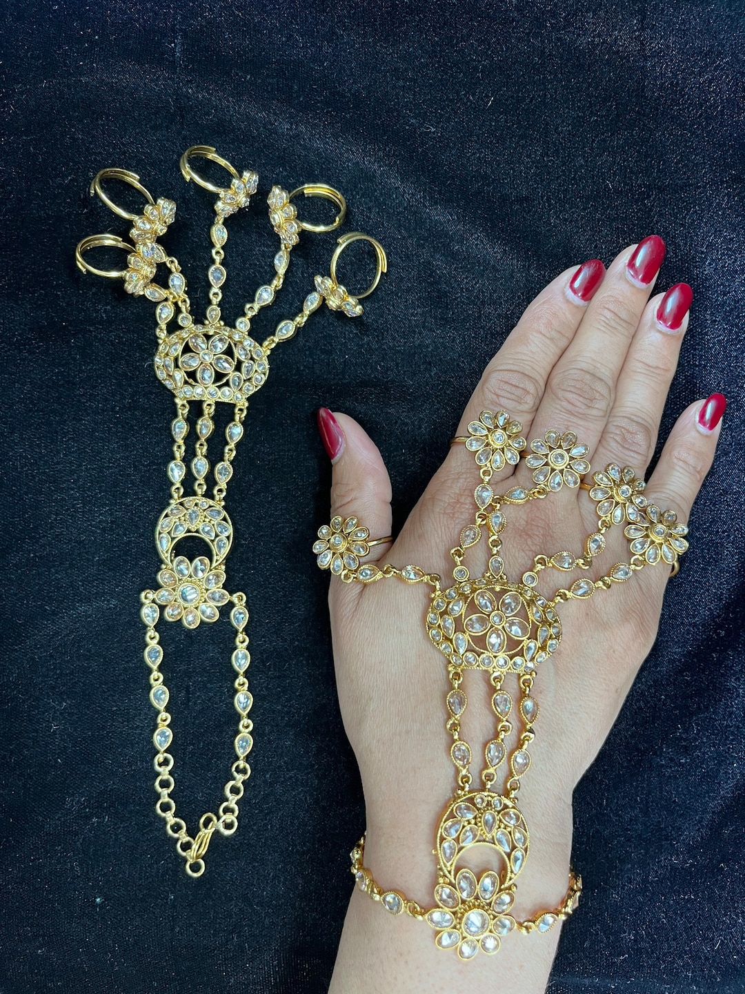 Haathphool, Hand Jewelry , Bridal Hand Chains, Indian Jewelry, Wedding ...