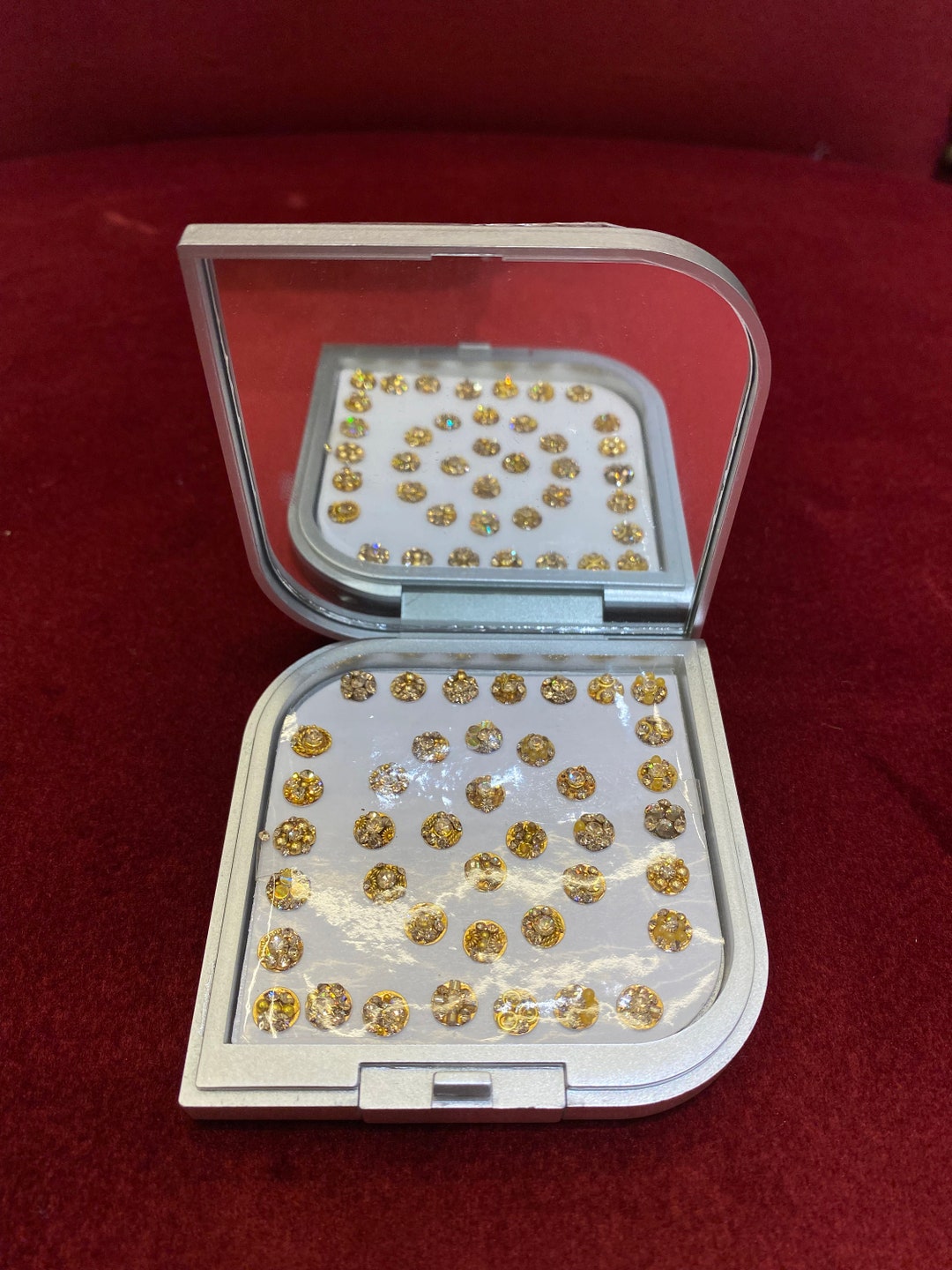 Indian Multicolor Bindi Pack, Stick-on Bindi, Forehead Dot, Wedding ...