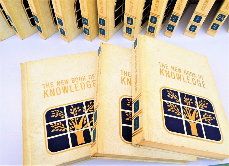 Vintage 1967 Book of Knowledge Encyclopedia Set: 20 Volume Kids ...