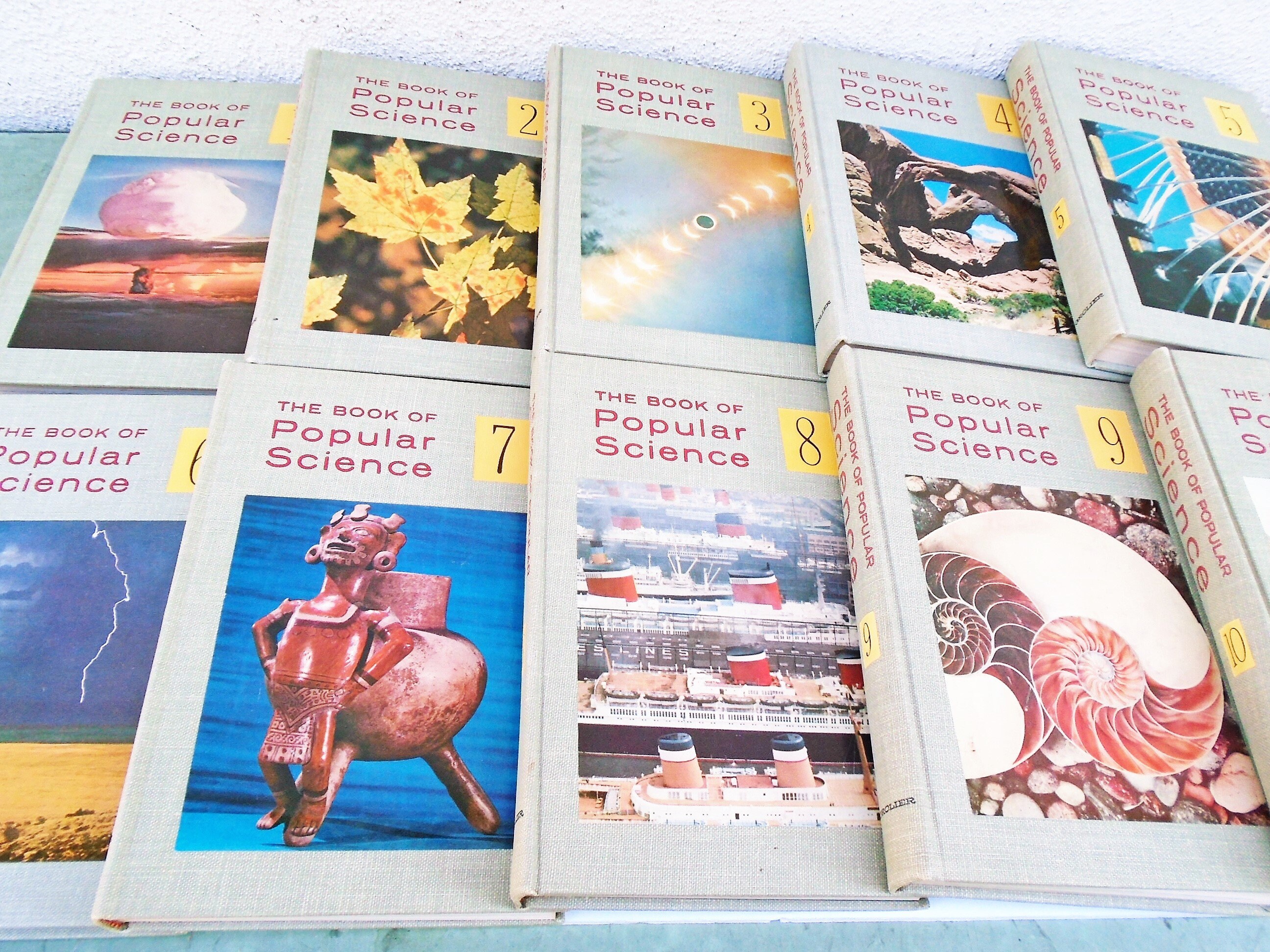 Vintage Science Hardcover Books 1961 Complete Set of Science Books "the ...