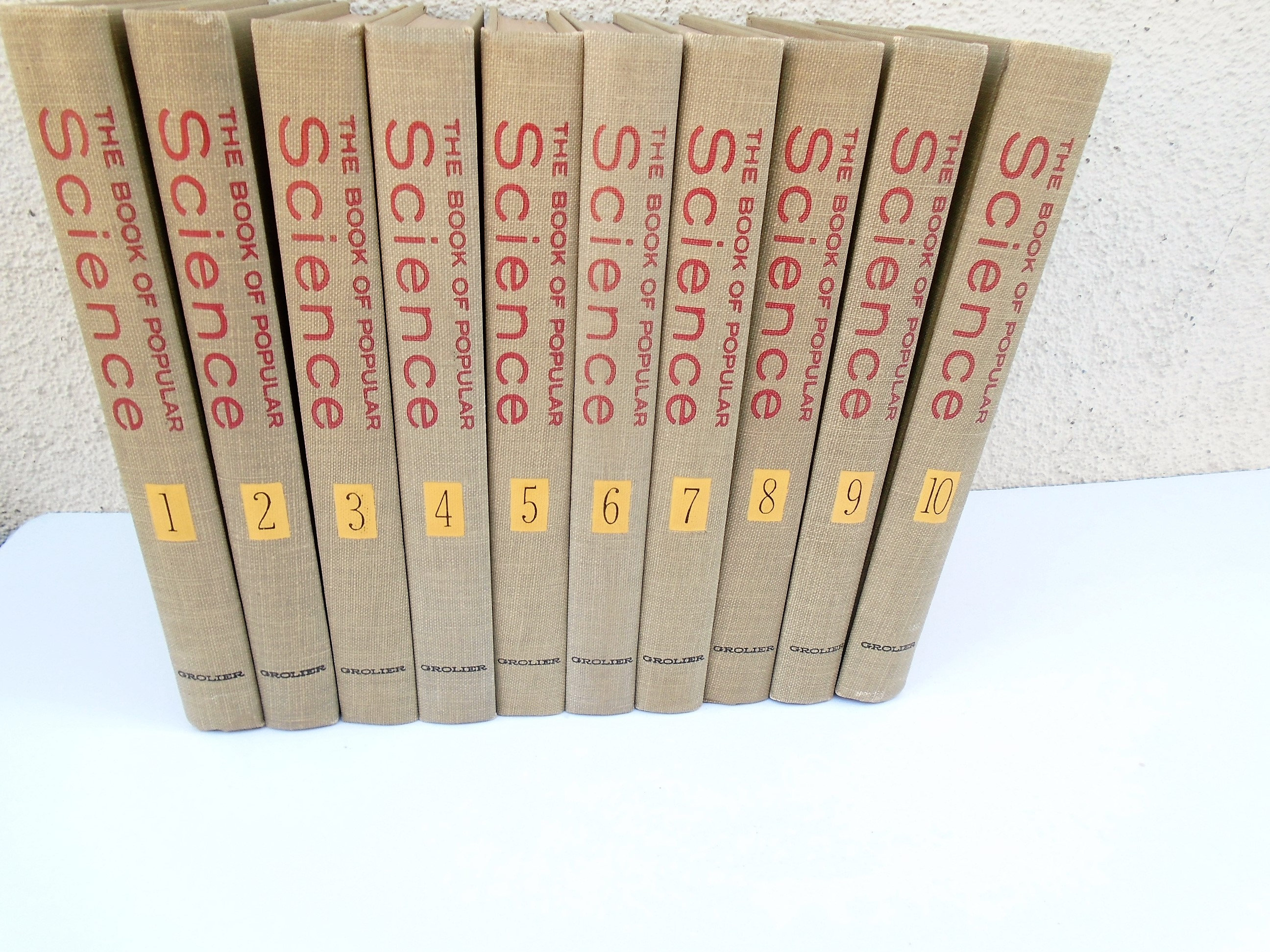Vintage Science Hardcover Books 1961 Complete Set of Science Books "the ...