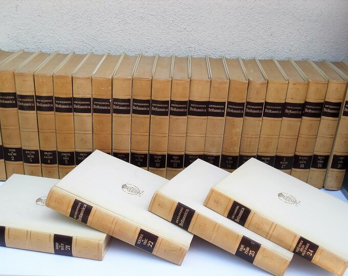 Complete Encyclopedia Britannica Set "1961 Encyclopedia Set" Book Se ...