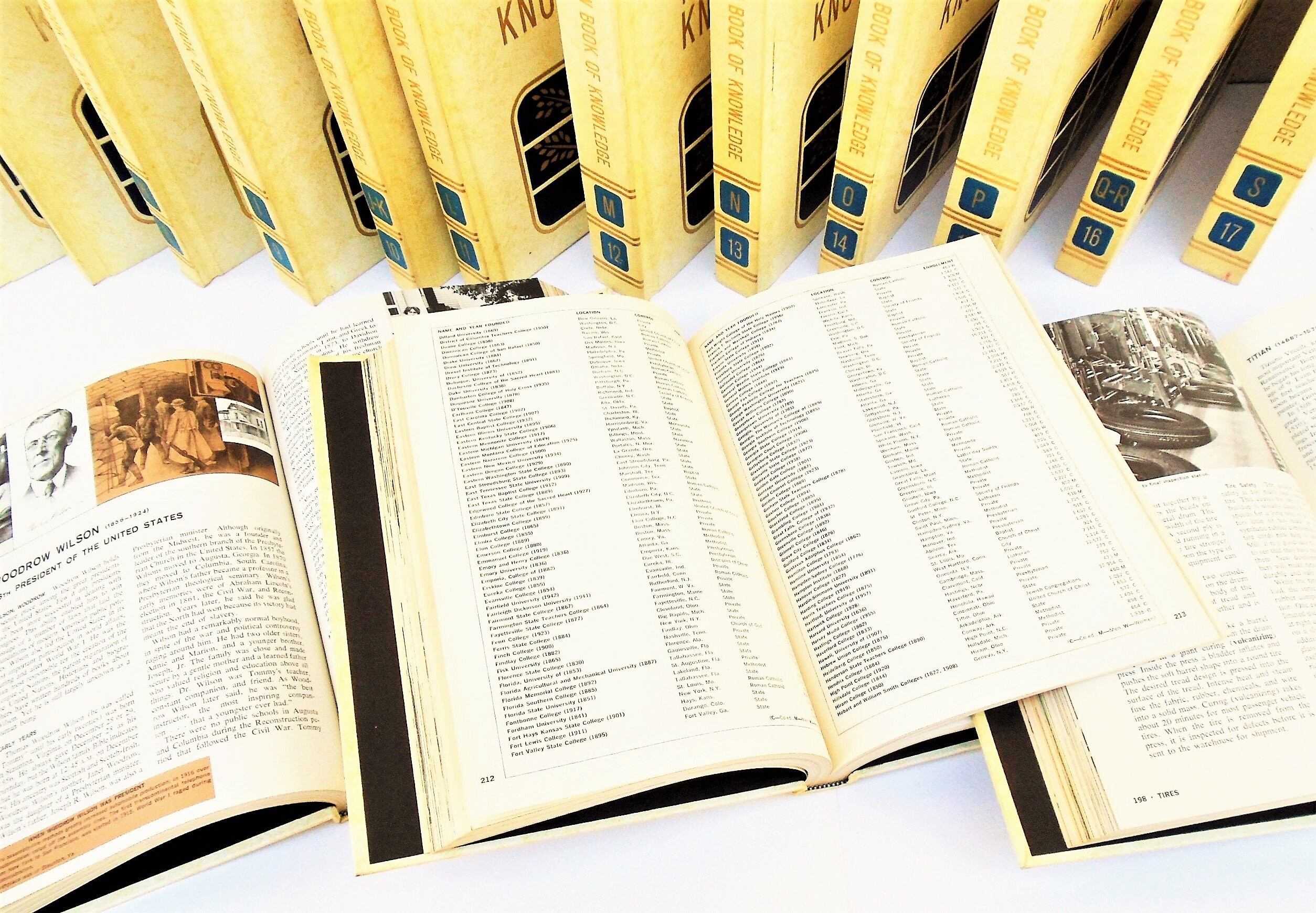 Vintage 1967 Book of Knowledge Encyclopedia Set: 20 Volume Kids ...