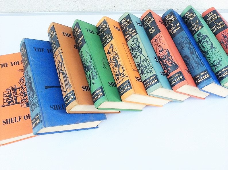 Junior Classics Kid Stories Book Decor Kids Book Set Magic Nursery ...