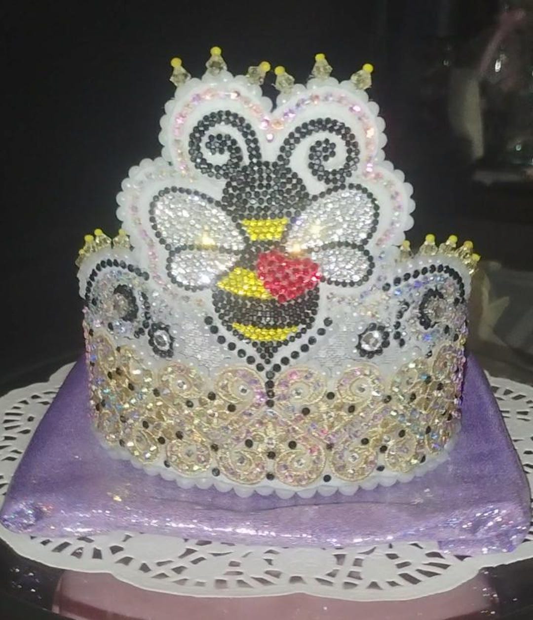 Queen Bee Crown Honey Crown Royal Crown - Etsy