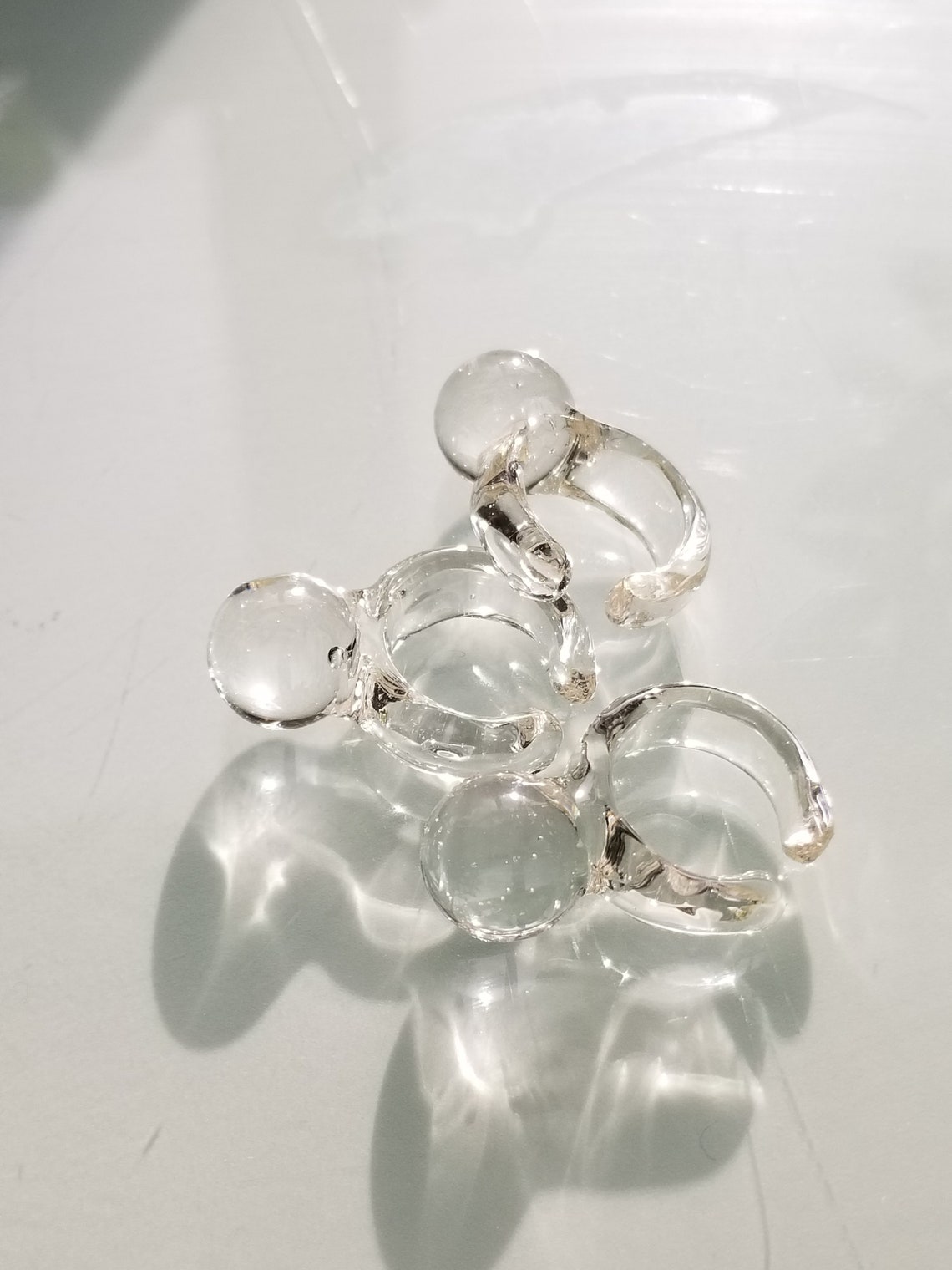 UV Resin Clear Ear Cuffs - Etsy