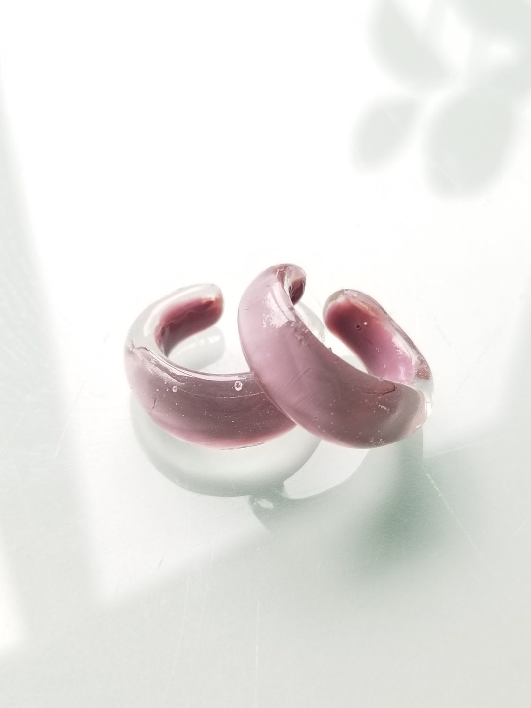 UV Resin Pastel Color Ear Cuffs (light Purple) - Etsy