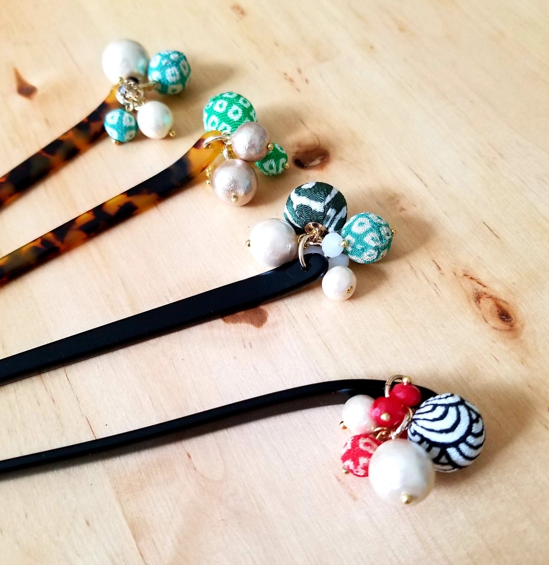 Kanzashi Japanese Hair Sticks - Etsy
