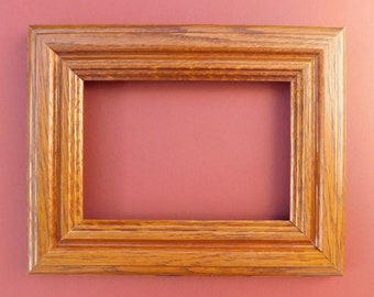 5 X 7 Solid Oak Picture Frame - Etsy