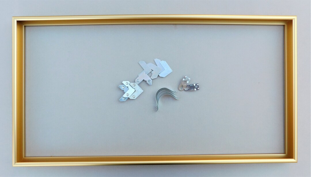 Frosted Gold Metal Sectional Frame, 13x25 - Etsy