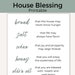 Housewarming Printable| House Blessing Printable| Bread, Salt, Wine ...