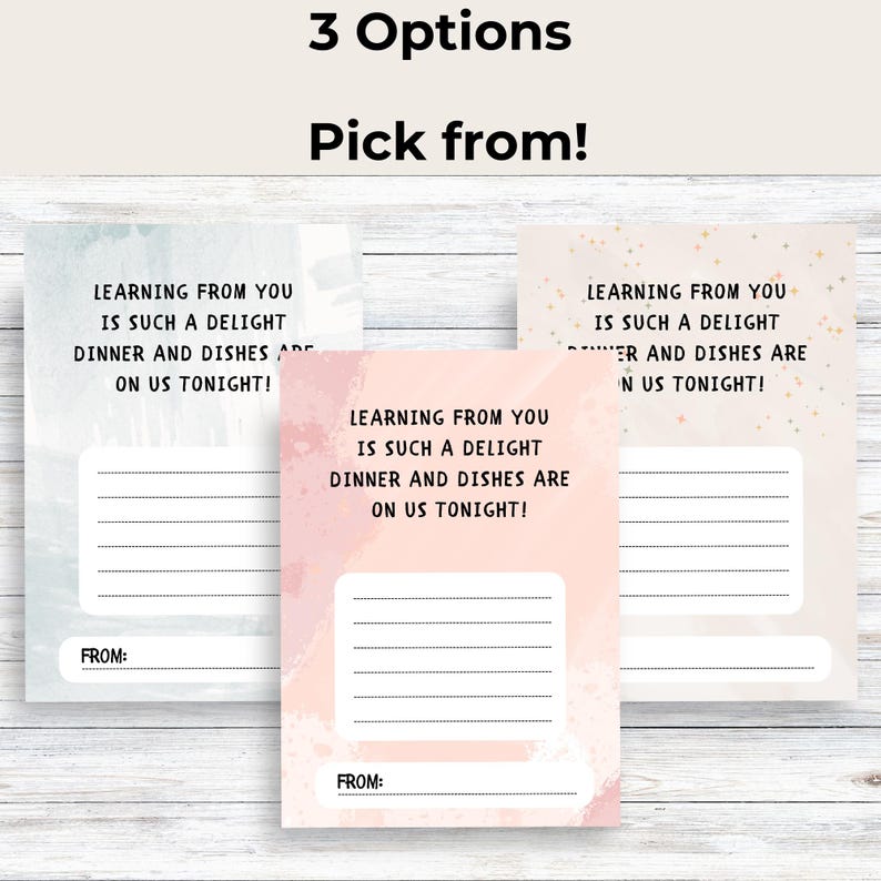 Teacher Appreciation Gift Card Holder | Dinner and Dishes on Me ...