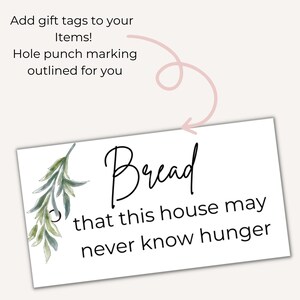 New House Blessing Gift Tags| Housewarming Printable| Bread, Salt, Wine ...