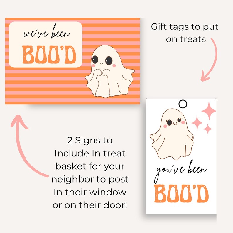 You've Been Boo'd! Printable Bundle- Halloween Game | You've Been Booed ...