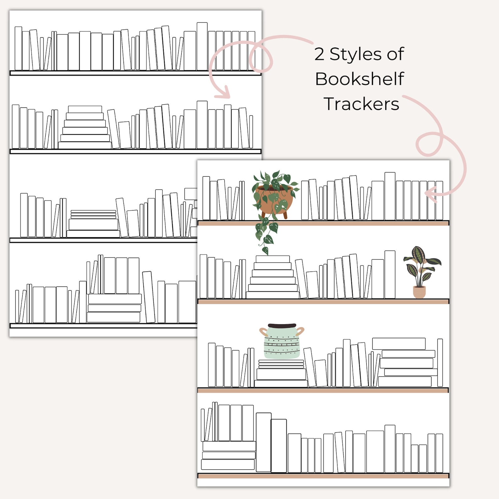Printable Reading Tracker Reading Review Reading Bookshelf Reading ...