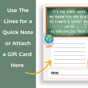Back to School Teacher Gift Card Holder | Dinner and Dishes on Me ...