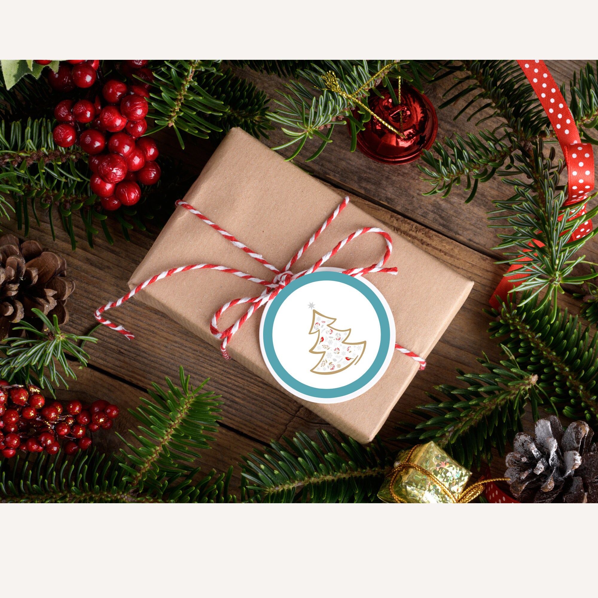 Printable Christmas Gift Tags| Boho Inspired Christmas Tags| Print and ...