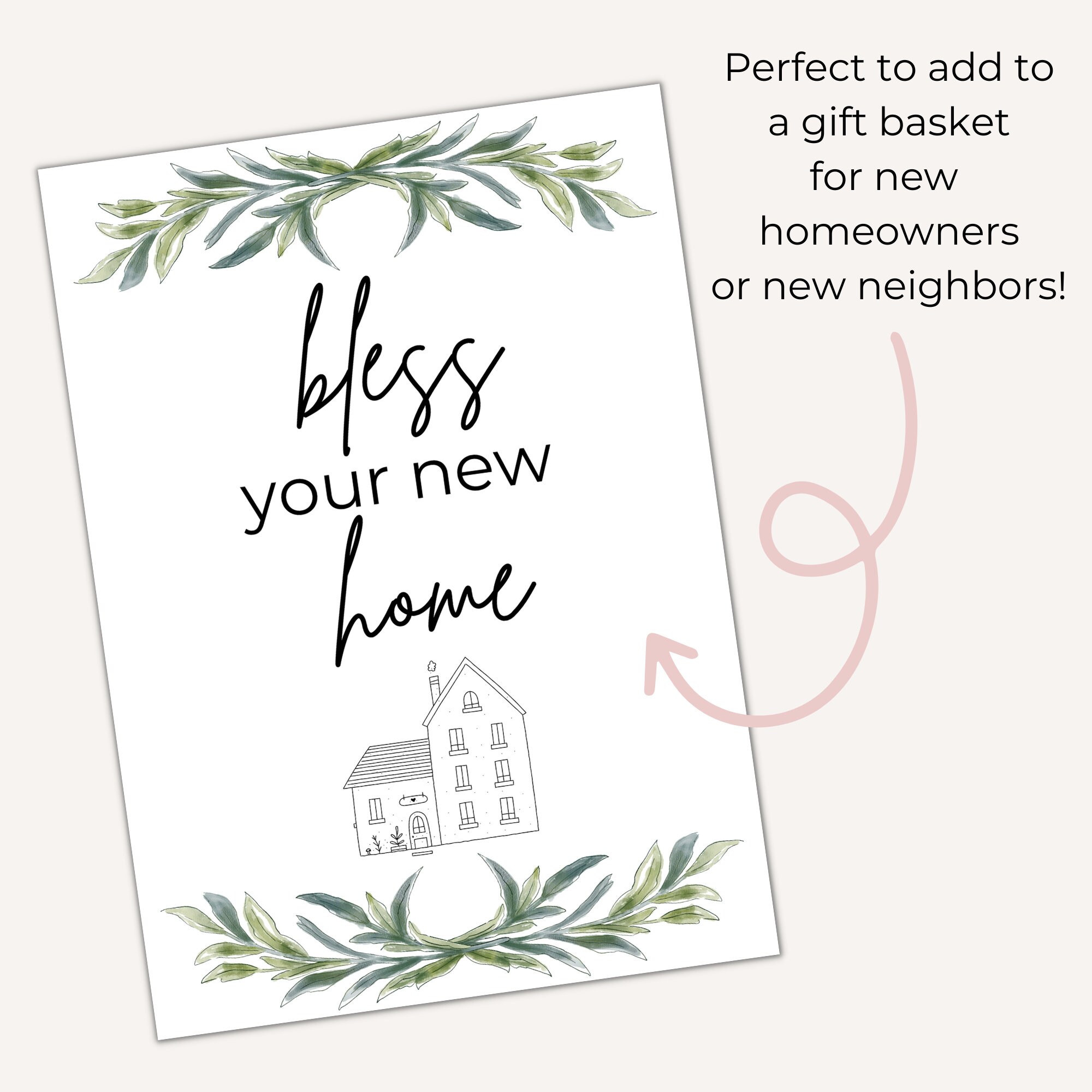 Housewarming Printable House Blessing Printable Bread Salt - Etsy