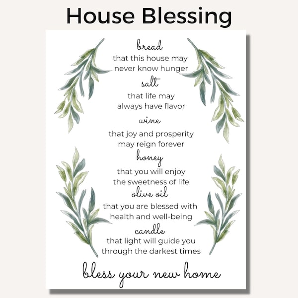 The Blessing Pdf Print - Etsy UK