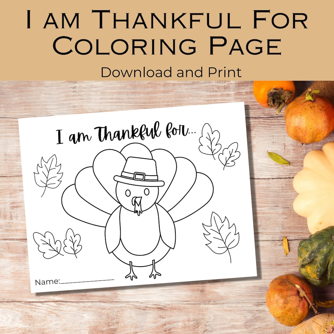 Kids Turkey Coloring Page for Thanksgiving Fun | Gratitude and Fun ...