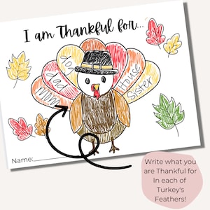 Kids Turkey Coloring Page for Thanksgiving Fun | Gratitude and Fun ...