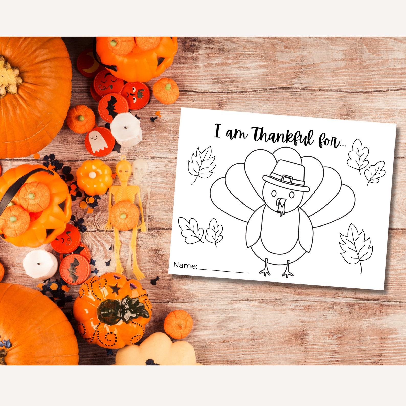 Kids Turkey Coloring Page for Thanksgiving Fun | Gratitude and Fun ...