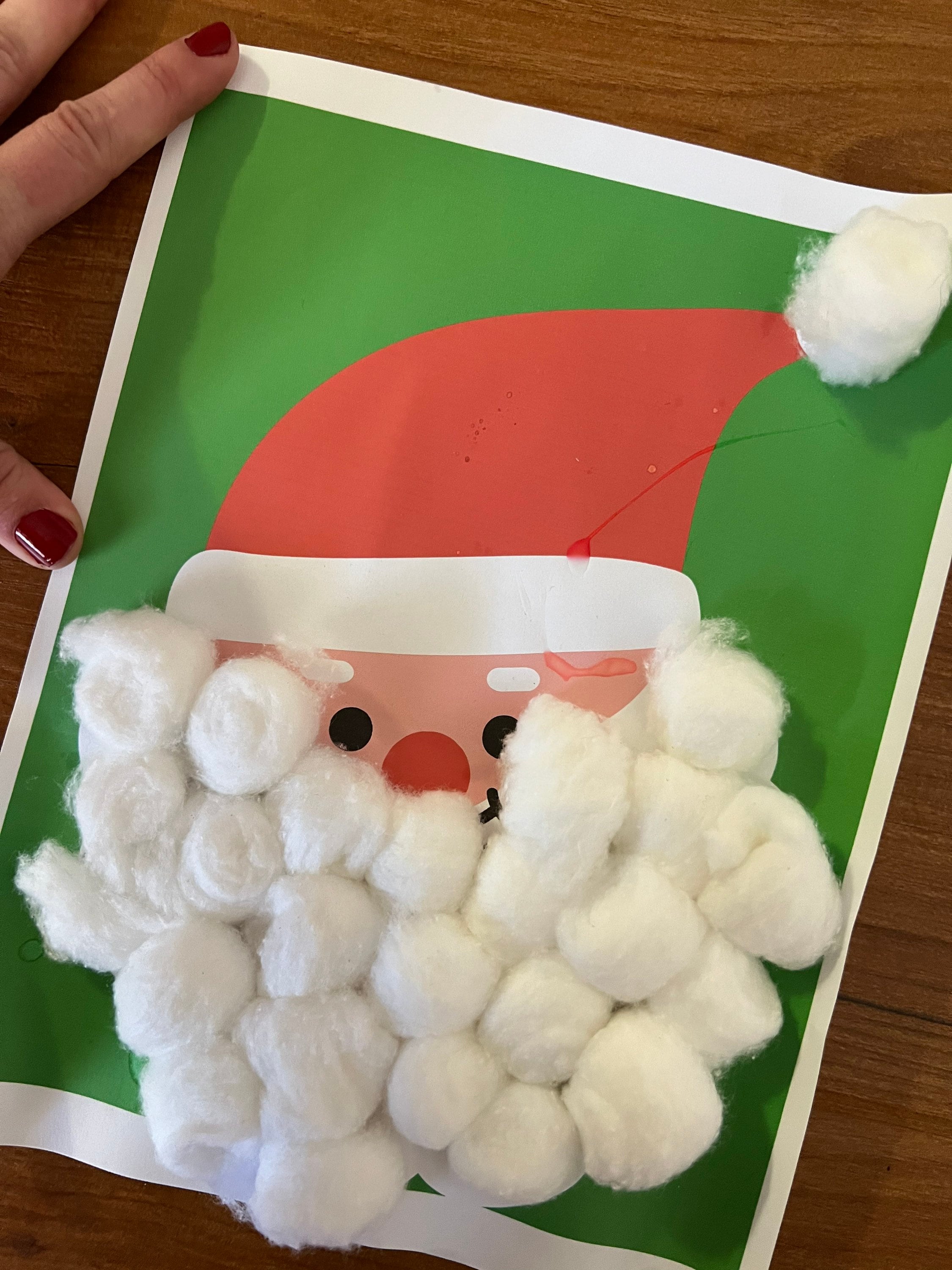 Santa Beard Christmas Countdown| Printable Advent Calendar| Countdown ...