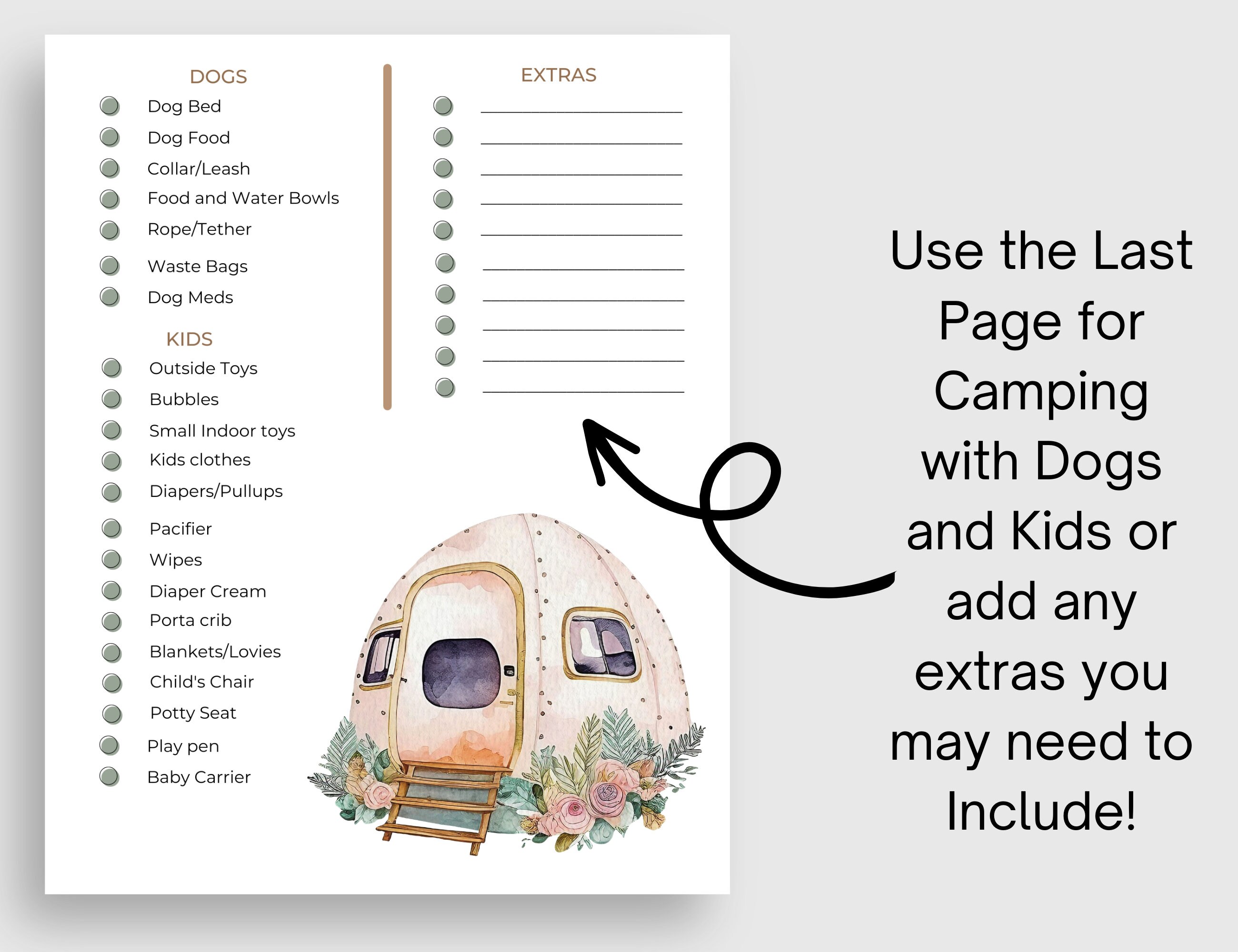 Ultimate Camping Checklist and Glamping Packing List Comprehensive ...