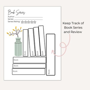 Printable Reading Tracker| Reading Review| Reading Bookshelf| Reading ...